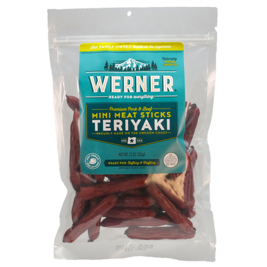 Werner Teriyaki Mini Meat Sticks - The Beef Jerky Store