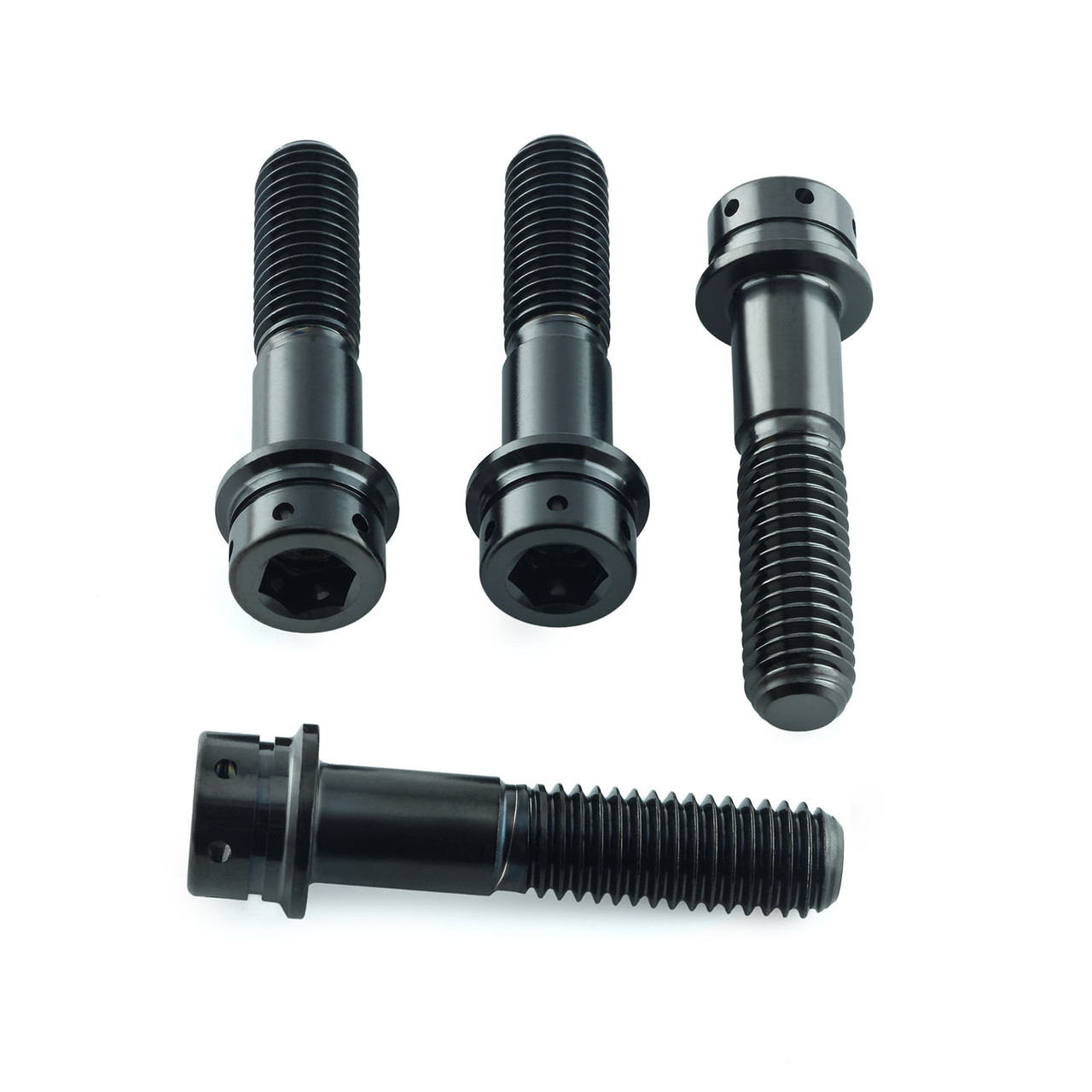 Stainless Steel Front Axle Pinch Bolt Kit Flanged Socket Cap Race Spec ...