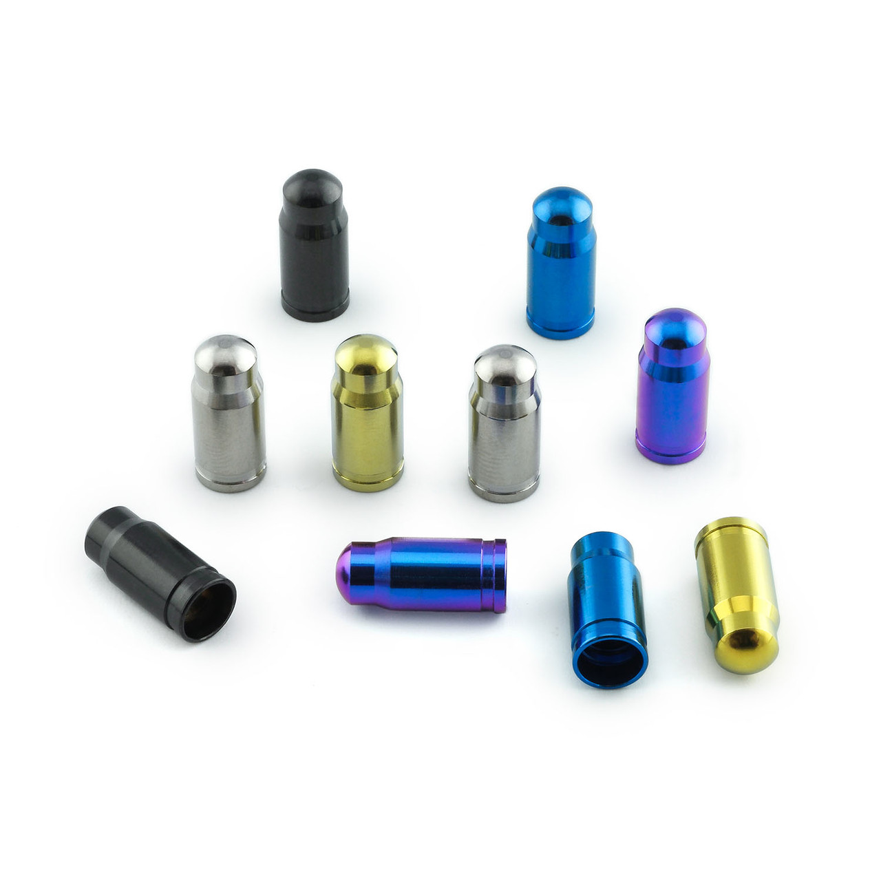 Titanium Dust Cap To Fit Presta Valves Pack x2 | Pro-Bolt Cycle