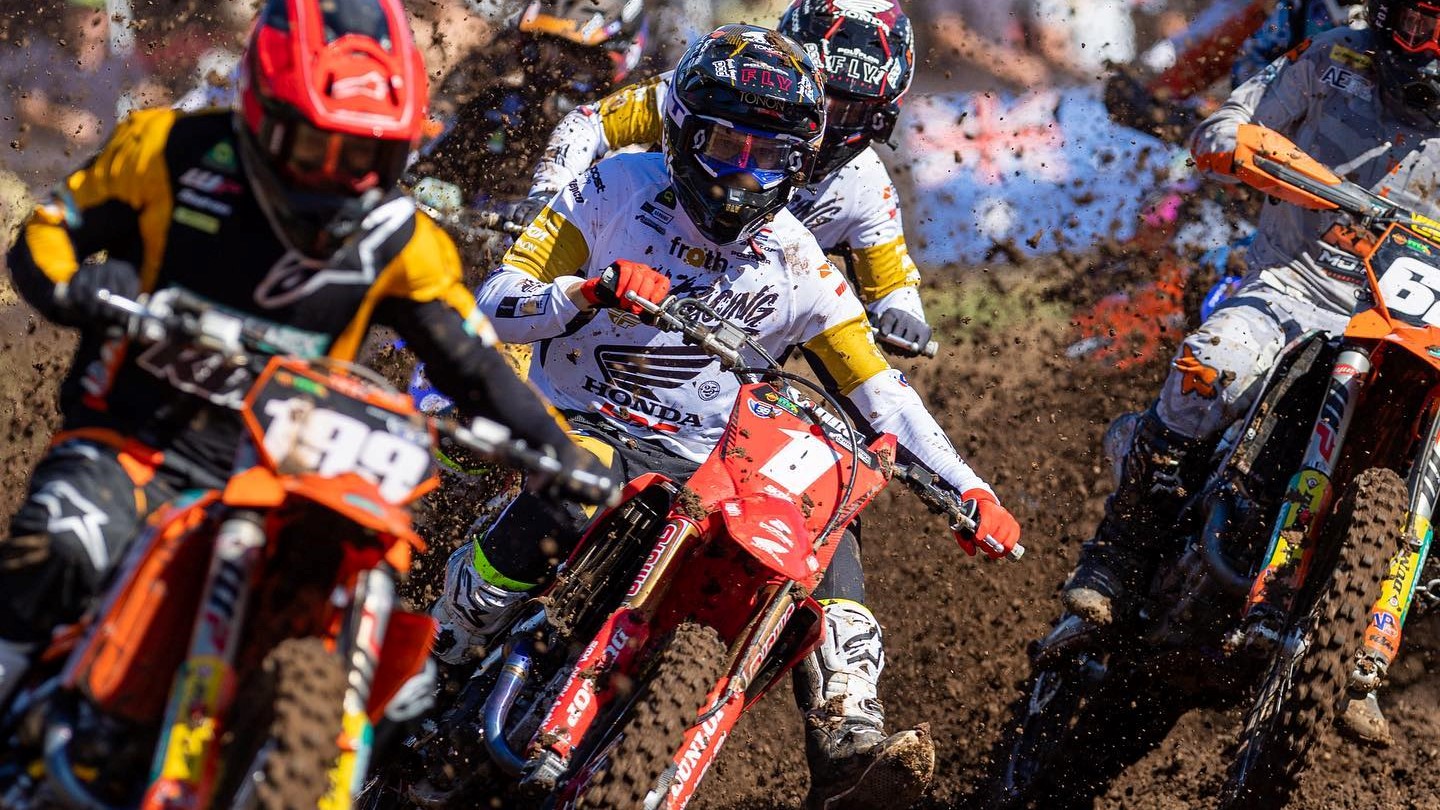 FACTORY HONDA SITS IN 1ST AND 2ND OVERALL IN MX2 AND 3RD IN MX1 - Pro ...