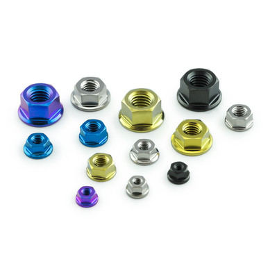 Titanium Flanged Nuts | Pro-Bolt Cycle