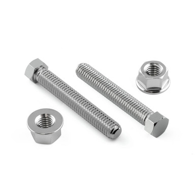 Stainless Steel Axle Adjuster Set M8x50mm 2xBolts 2xNuts | Pro-Bolt