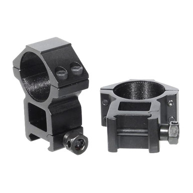 UTG - Rings 30mm Standard RGWM-30H4 Aluminum Matte-Black 30mm High