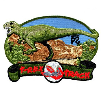 T-Rex Track Patch - Tooth of Time Traders