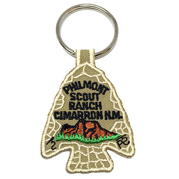 Philmont Embroidered Arrowhead Keychain - Tooth of Time Traders