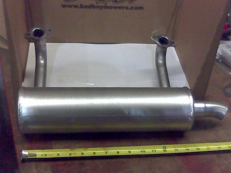 Bad Boy Mower OEM 015-0035-00 Exhaust for 31hp Kawasaki | Griggs Lawn ...