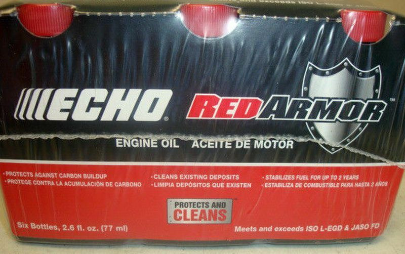 ECHO Red Armor 2 Cycle Oil 50:1 6 Pack 6550002 2 Gallon Mix | Griggs ...