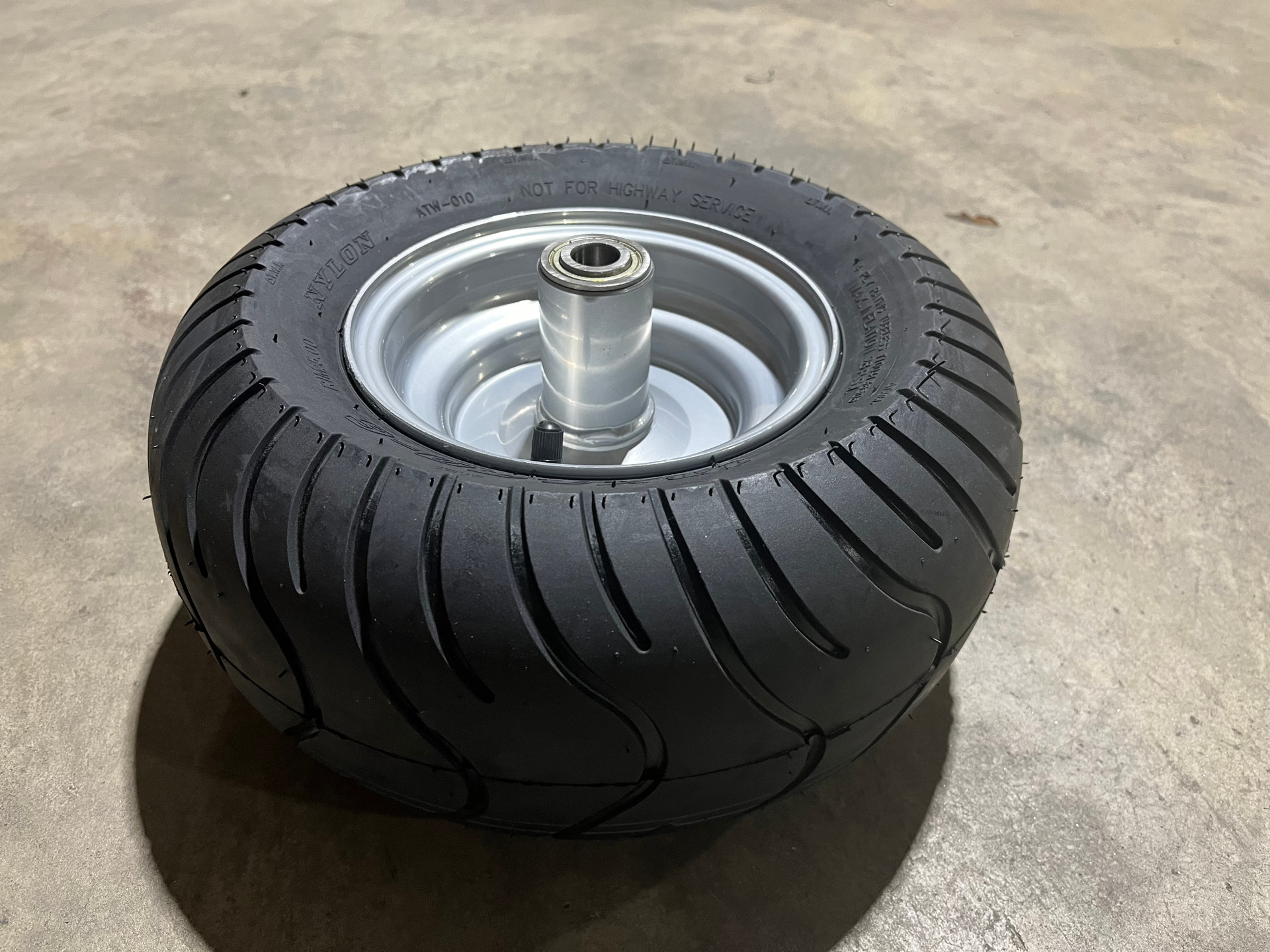 2 Dixie Chopper OEM Complete Front Wheels With 13x6.5-6 Motorcycle Tire ...
