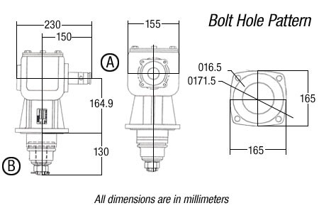 Bush Hog Gear Box 81444 fits RZ160 and RZ60 | Griggs Lawn and Tractor LLC