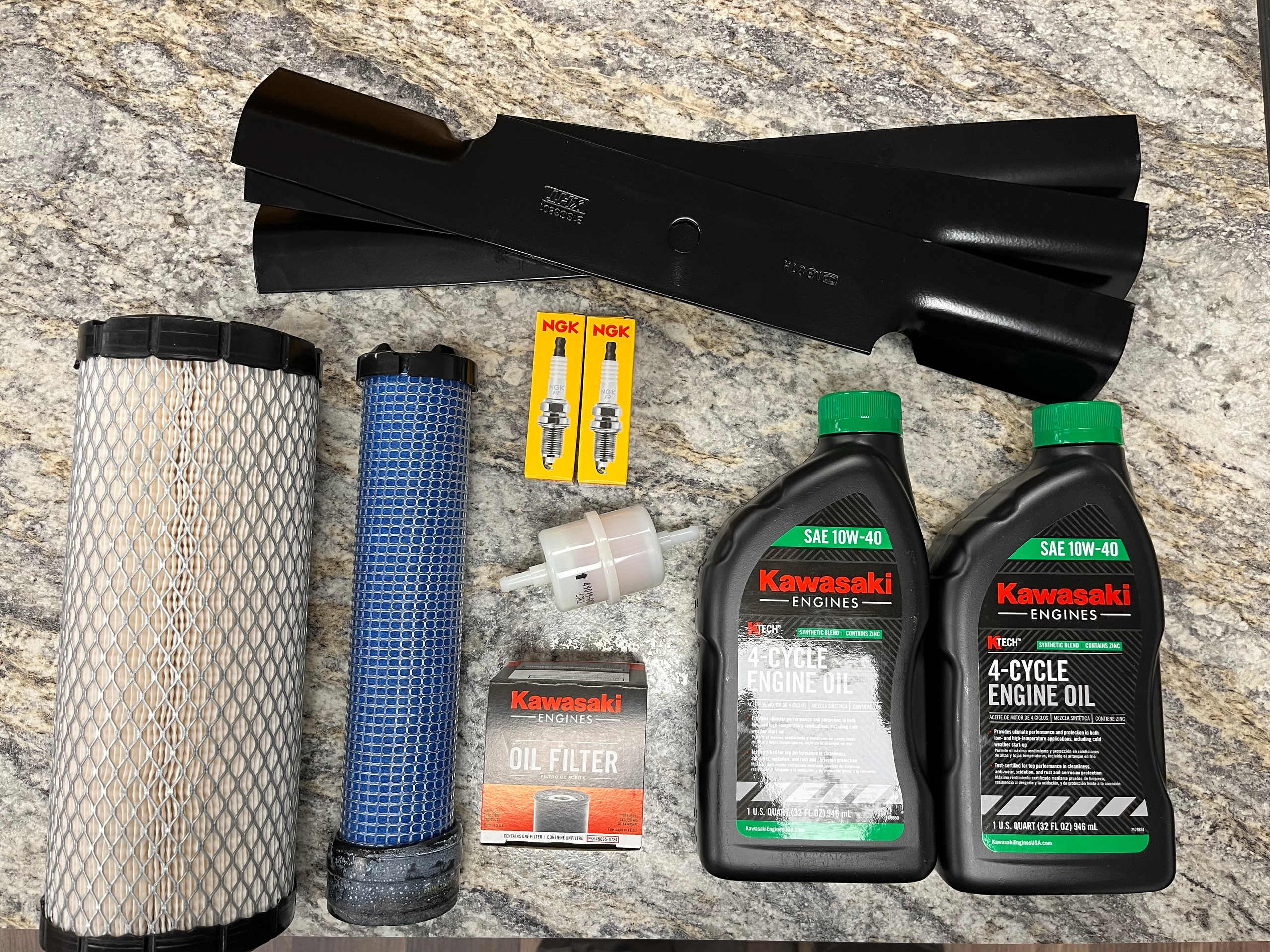 Scag Patriot/Tiger Cat II 52 Cut Tune Up Kit w Blades (Kawasaki FX ...