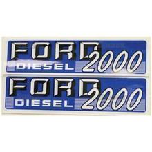 New Ford 2000 Diesel Hood Decal Set (White Letters) | Griggs Lawn and ...