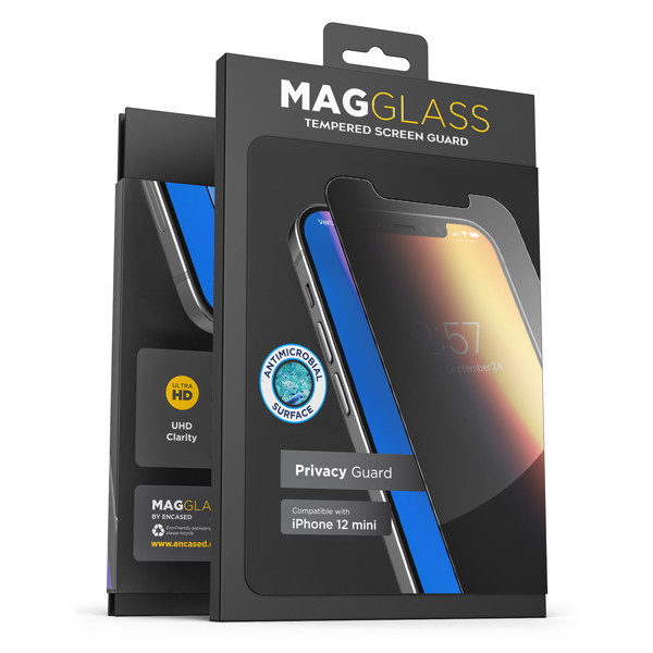Encased MagGlass Privacy Screen Protector for iPhone 12 Mini