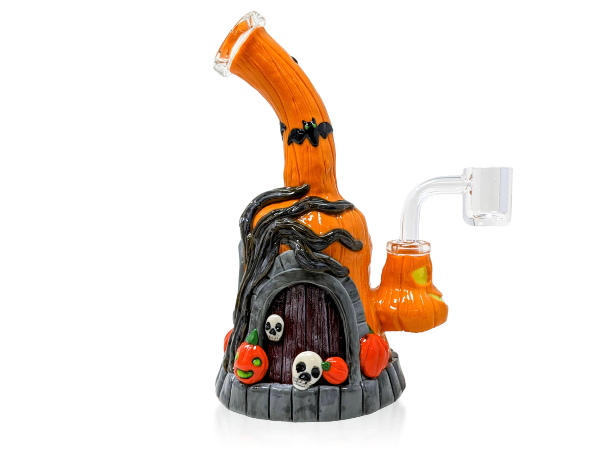 Haunted Hideout Halloween Dab Rig 7"
