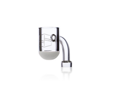 Round White Bottom Quartz Banger 14mm | Stache Products