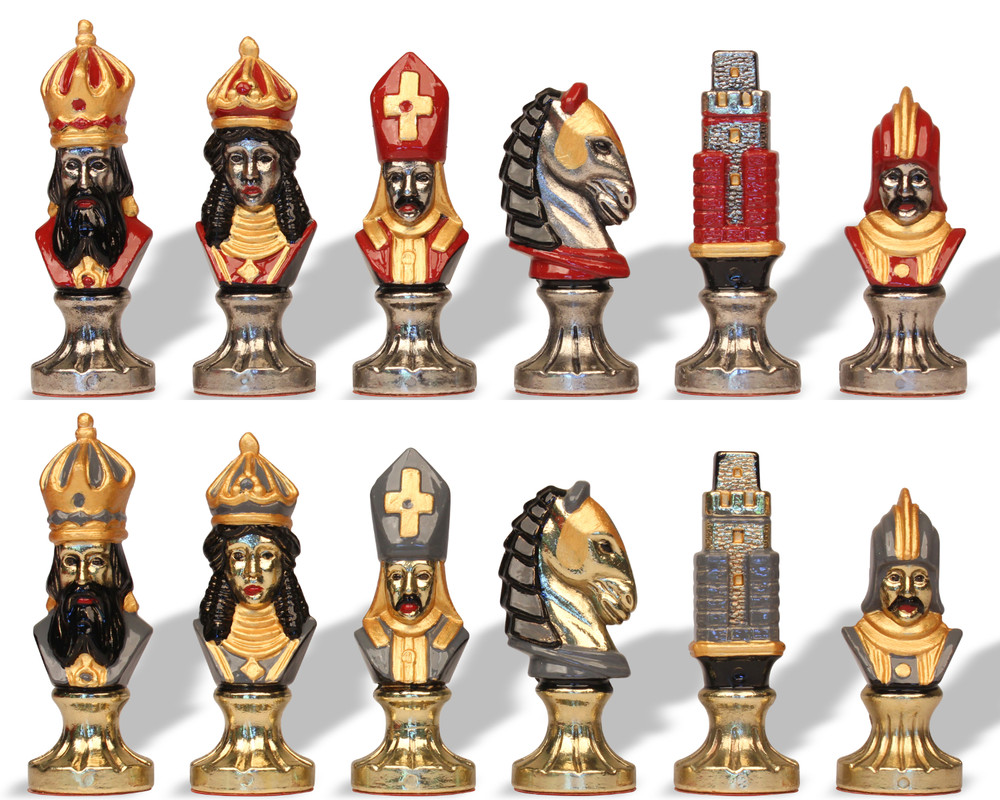 Metal Chess Pieces - The Chess Store