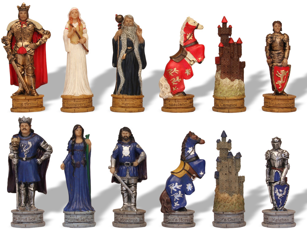 Legend of King Arthur Theme Chess Set