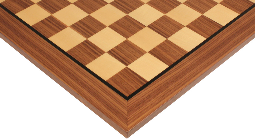 Chess Board – Classic Walnut – 2” Squares – The Chess Store