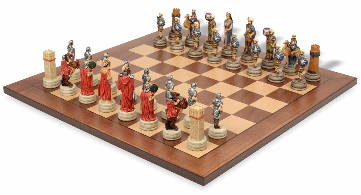 Polystone Theme Chess Sets – Unique Handpainted Chess Pieces & Boards