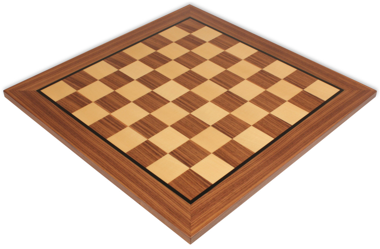 Chess Board – Classic Walnut – 1.75” Squares – The Chess Store