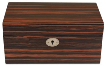 Discontinued Macassar Ebony Chess Piece Box - XSMALL - The Chess Store