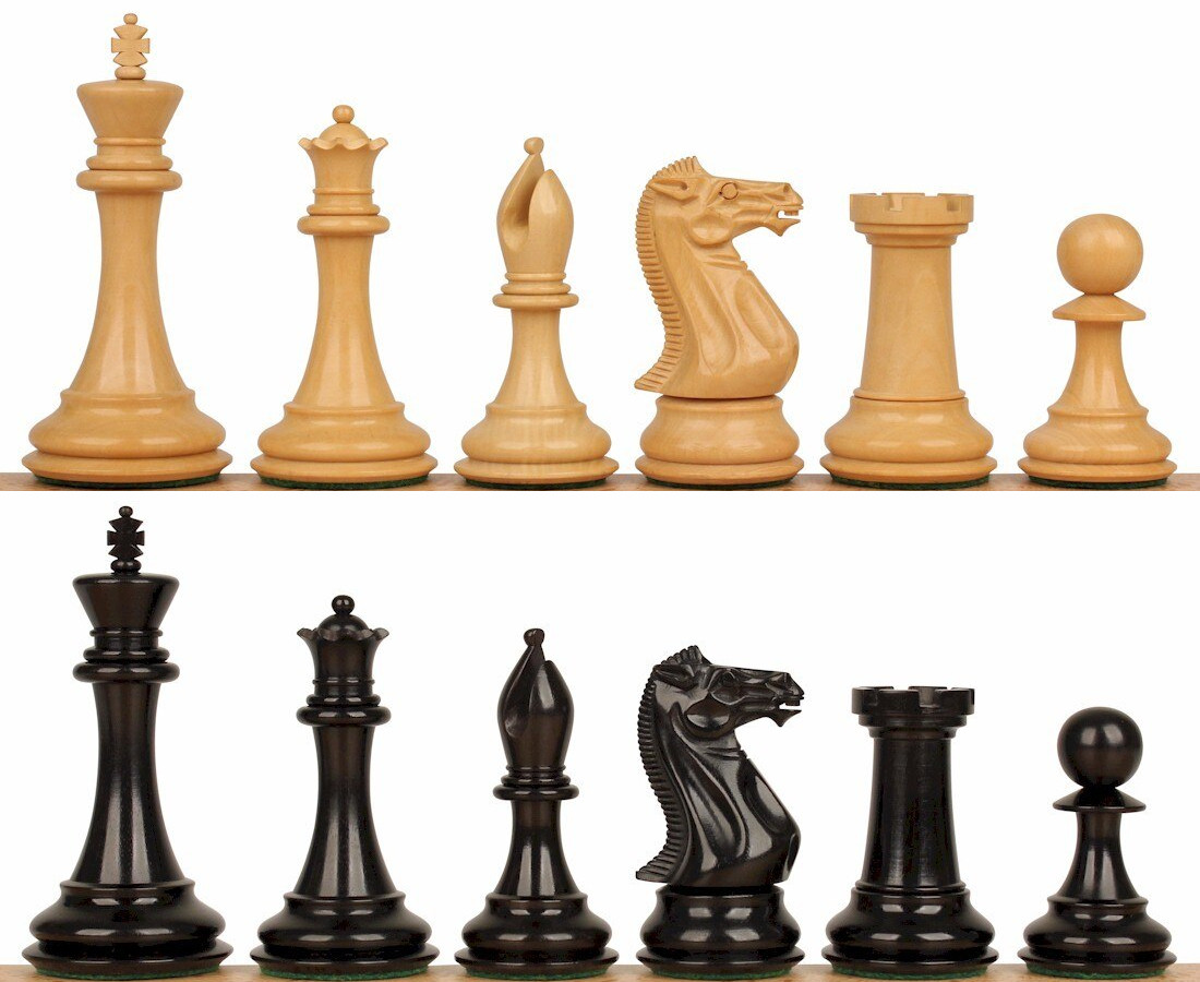 Chess Set – New Exclusive – Black – 3.5” King – The Chess Store