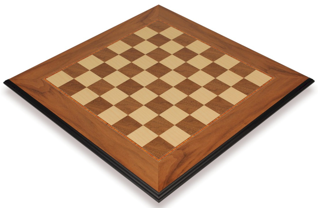 Chess Board – Molded Walnut – 2” Squares – The Chess Store