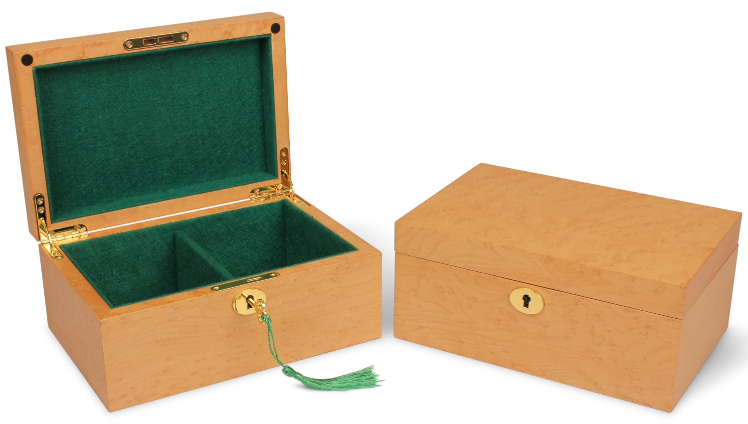 Wood Chess Boxes | Two-Compartment Storage Up To 4-Inch