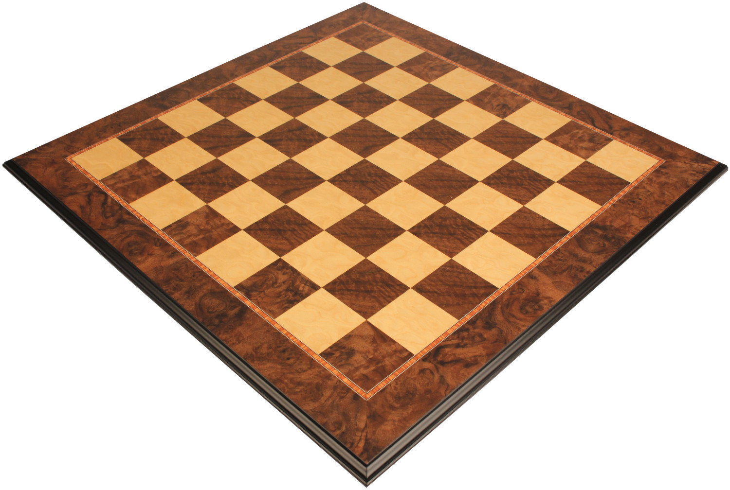 Chess Board – Molded Walnut – 2.375” Squares – The Chess Store