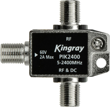 Kingray PIK2400 60V DC 2A Power Injector - Foxtel-Approved F-Type for ...