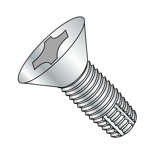 Phil Flat Head Type F Zinc Plated - Albany Steel & Brass Corp