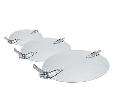 Round Damper Blade with Hardware
