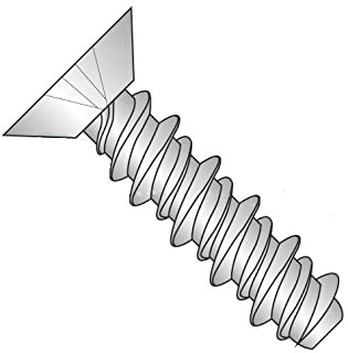 Phil Flat Head Thread-Forming Hi-Lo Screws