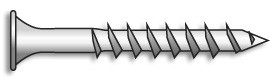 Phil Flat Particle Board Screw Black