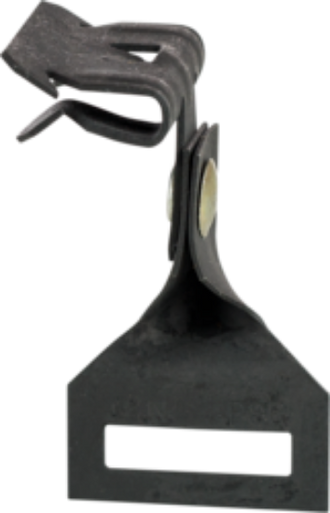 Side Mount Flange Clip w/Right Angle Strap Hanger (Box of 100)