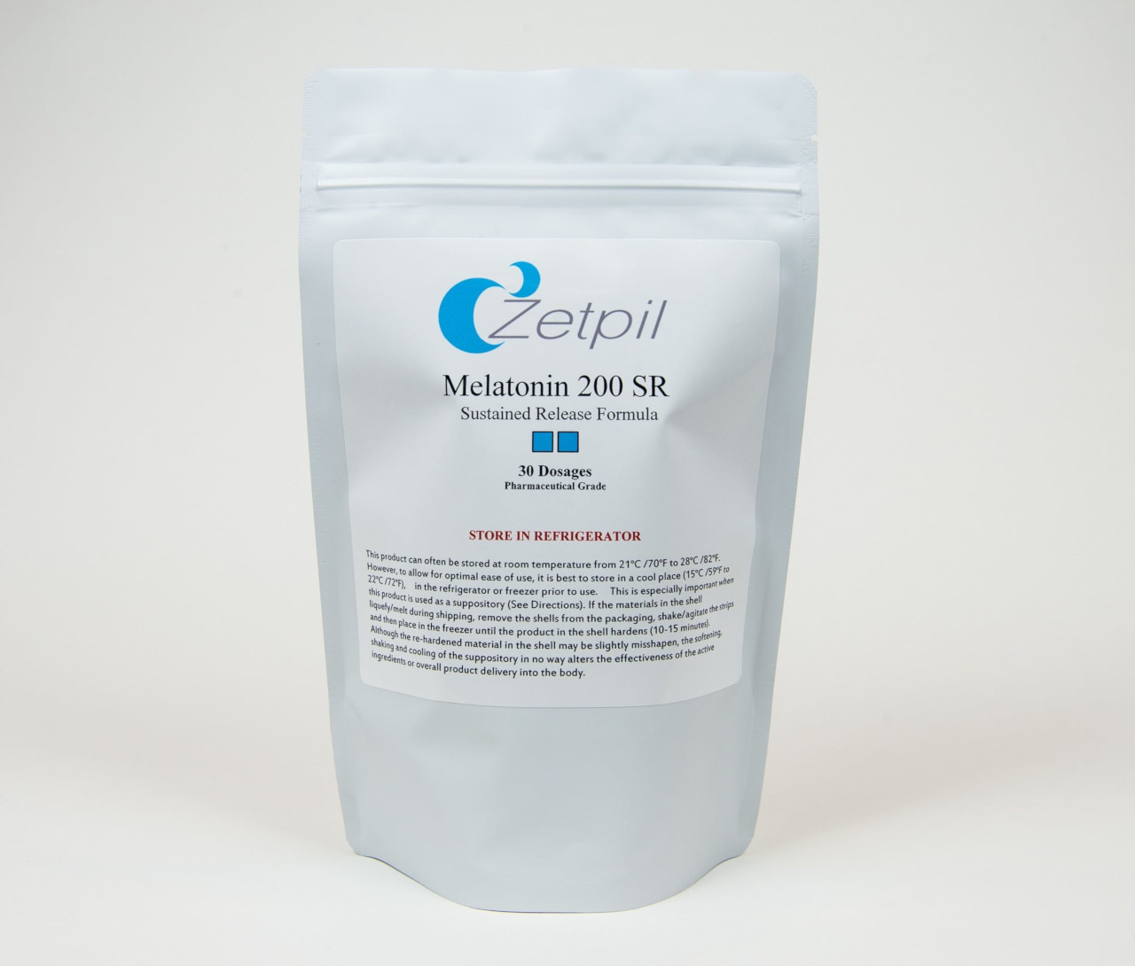 Melatonin 200 SR - Zetpil 200mg 30 suppositories SPECIAL ORDER