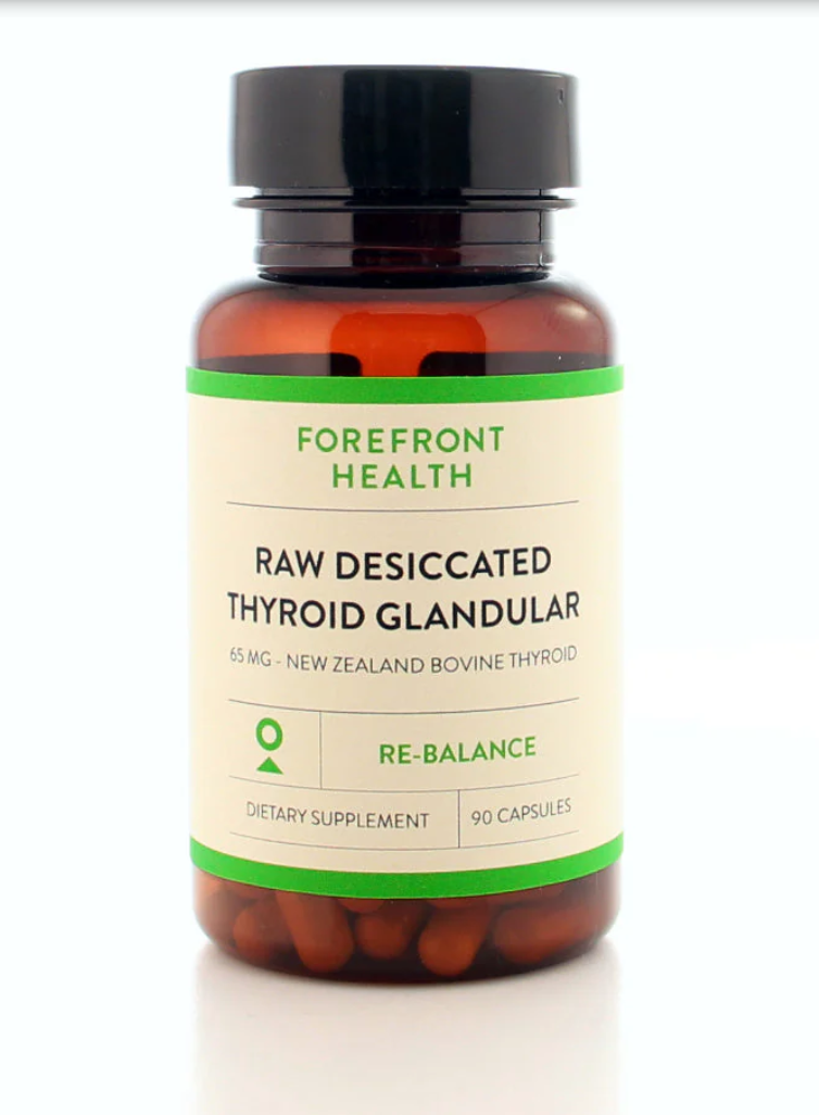 Raw Desiccated Thyroid - ForefrontHealth 90 caps