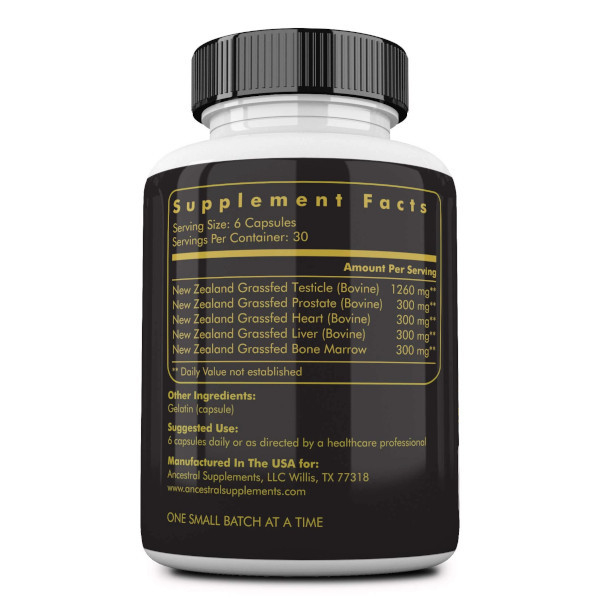 Male Optimization - Ancestral Supplements 180 caps SPECIAL ORDER ...