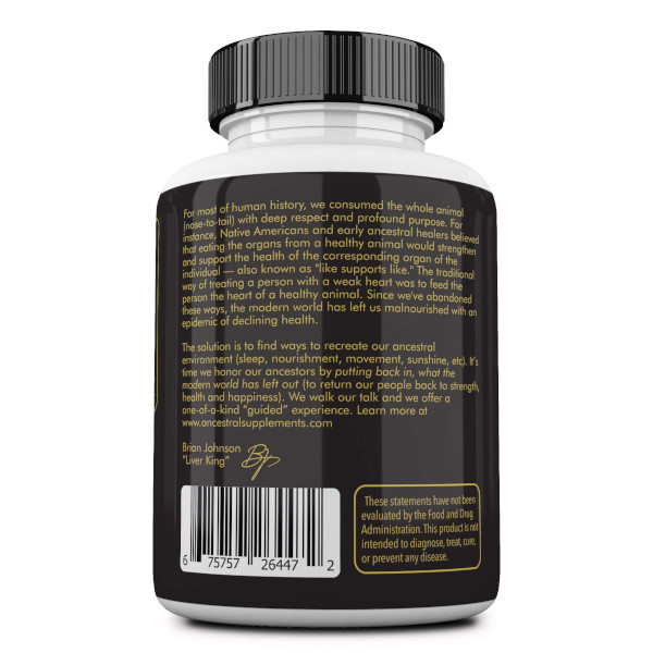Male Optimization - Ancestral Supplements 180 caps SPECIAL ORDER ...
