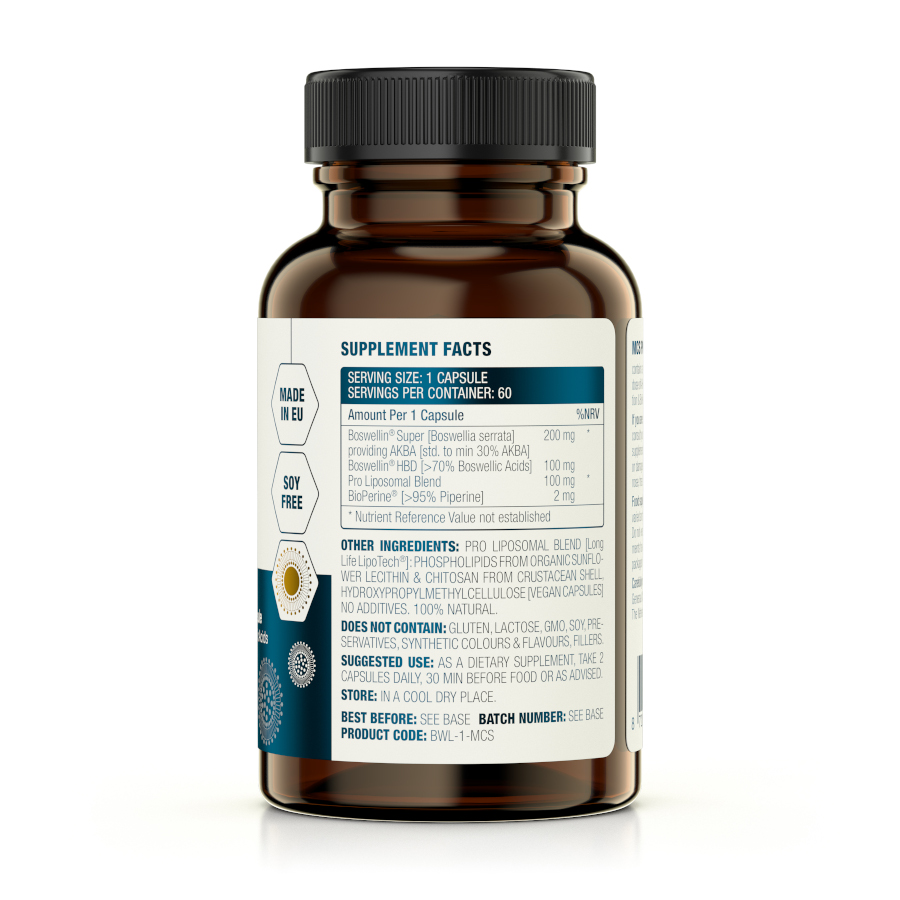 Boswellia MEGA AKBA Liposomal - MCS Formulas 60 caps