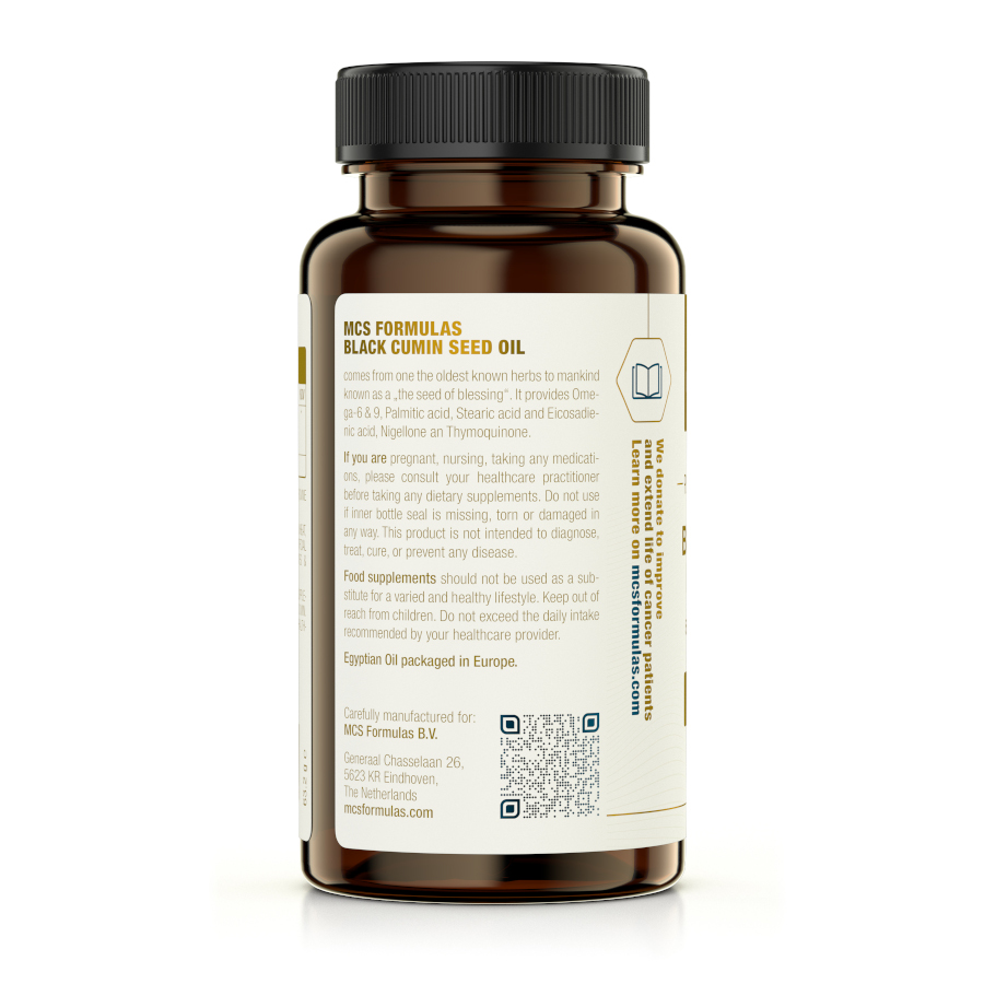Black Cumin Seed Oil - MCS Formulas 500mg 90 caps