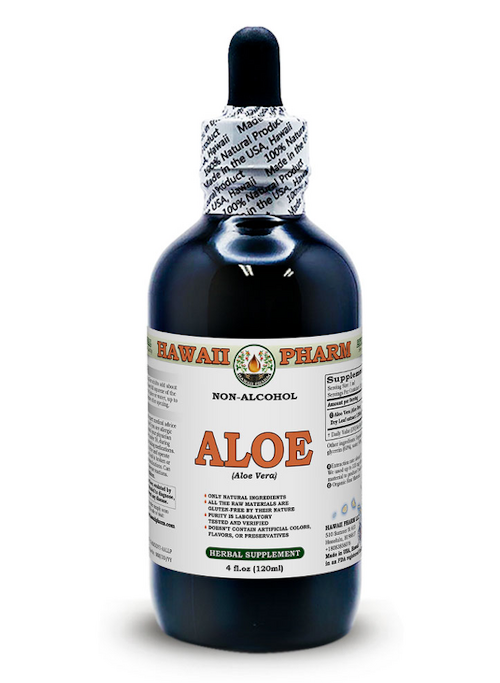 Aloe Vera - Hawaii Pharm 4 oz (120 ml) SPECIAL ORDER