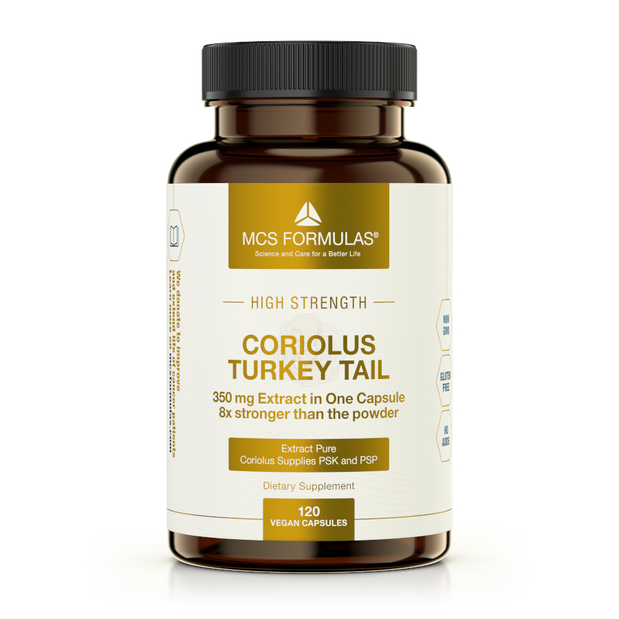 Coriolus (Turkey Tail) - MCS Formulas 350mg 120 caps