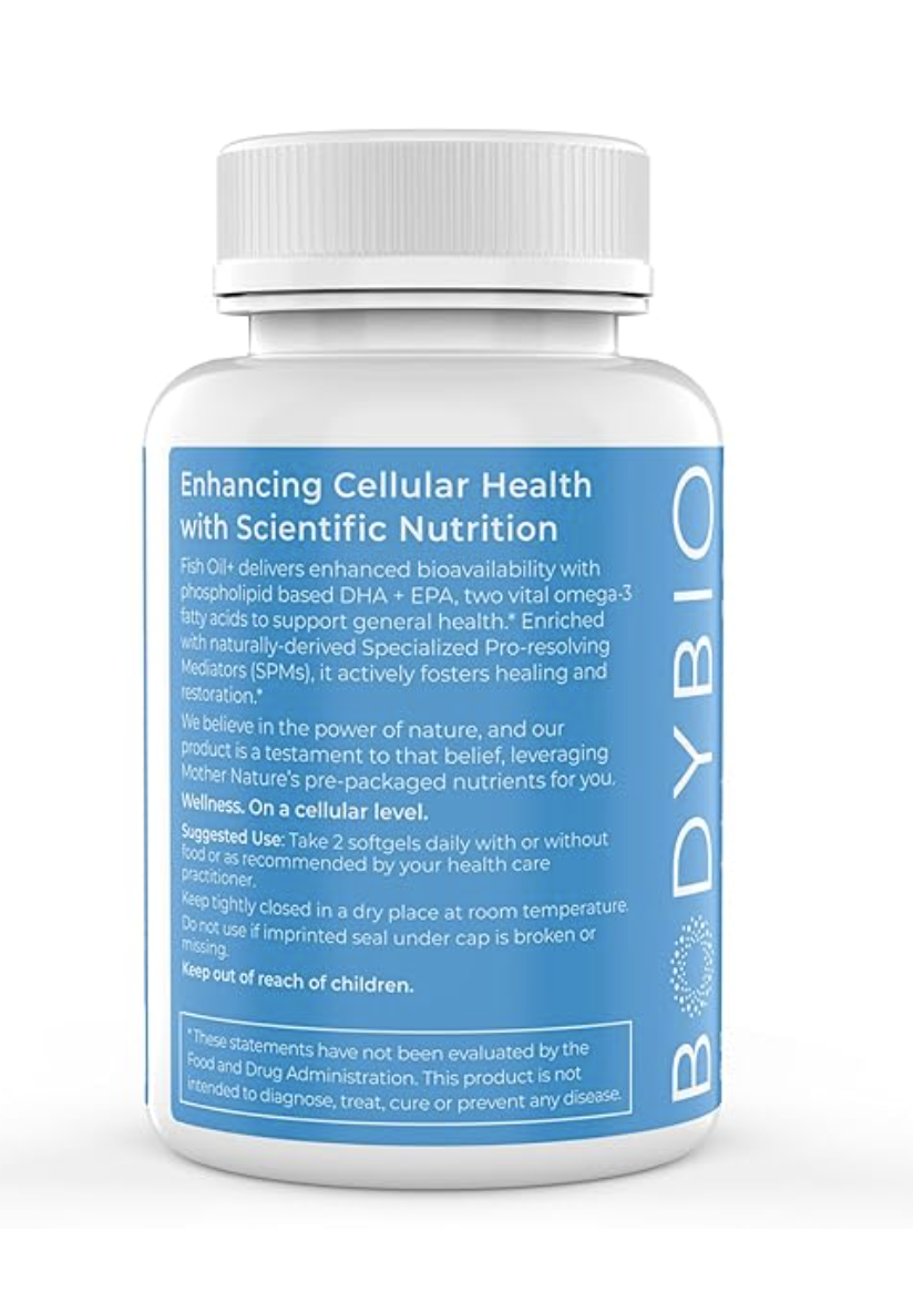 Fish Oil+ - Body Bio 60 softgels SPECIAL ORDER