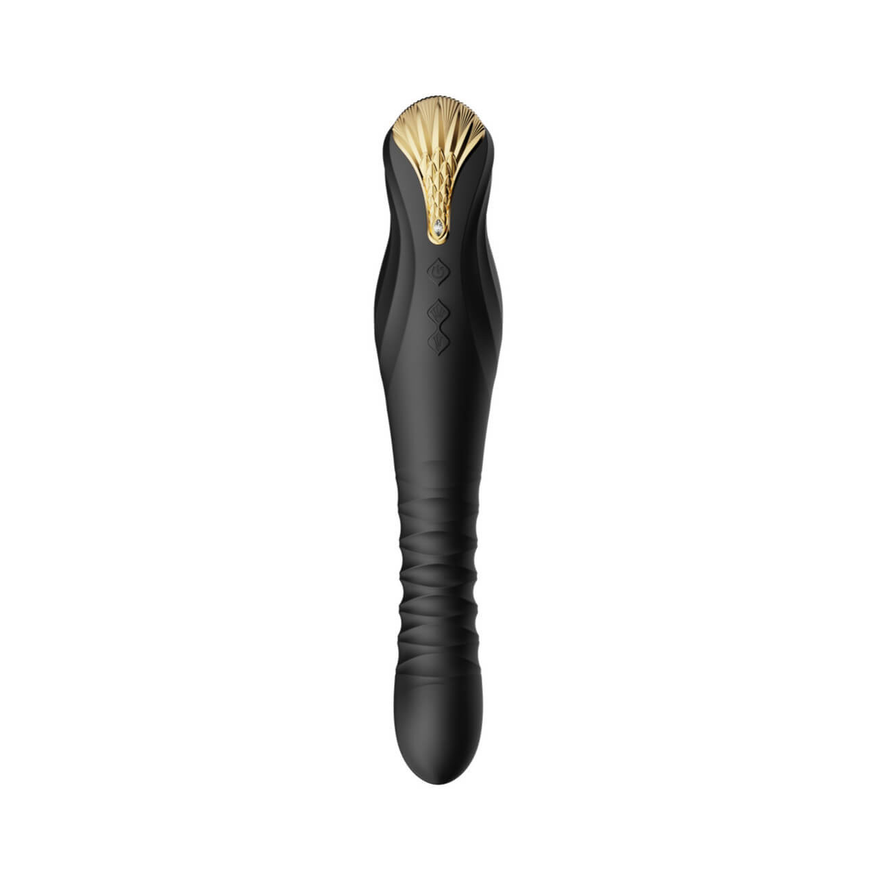 Zalo King Vibrating Thruster Obsidian Black