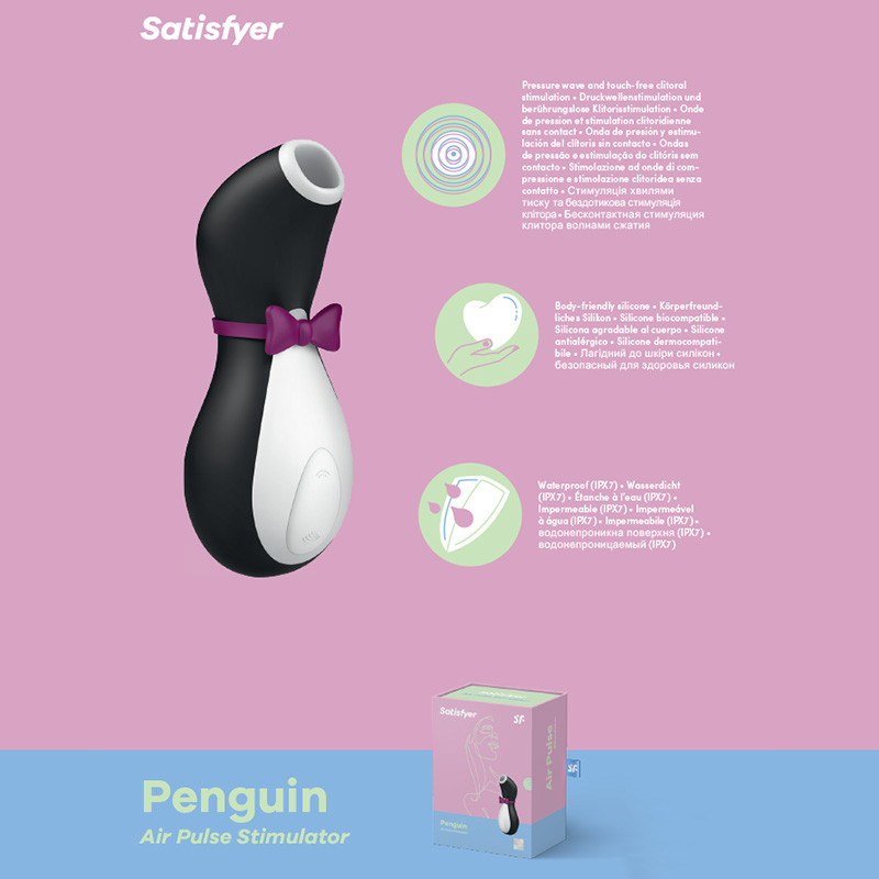 Buy Satisfyer Penguin Rechargeable Clitoral Stimulator Online | Condoms ...