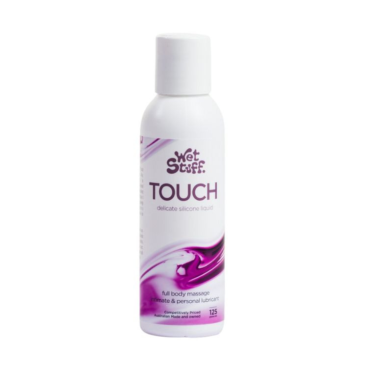 Wet Stuff Touch Silicone-Based Lubricant 125g Disc Top