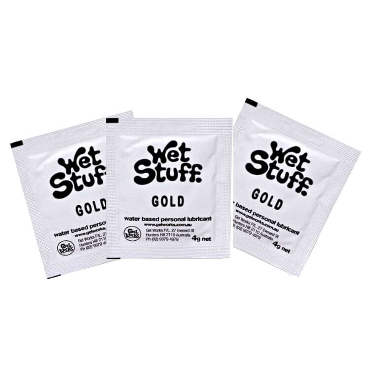 Wet Stuff Gold Lubricants (1000 Sachets)