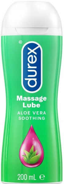 Durex 2in1 Aloe Vera Massage Lube (200ml) | Condoms Australia