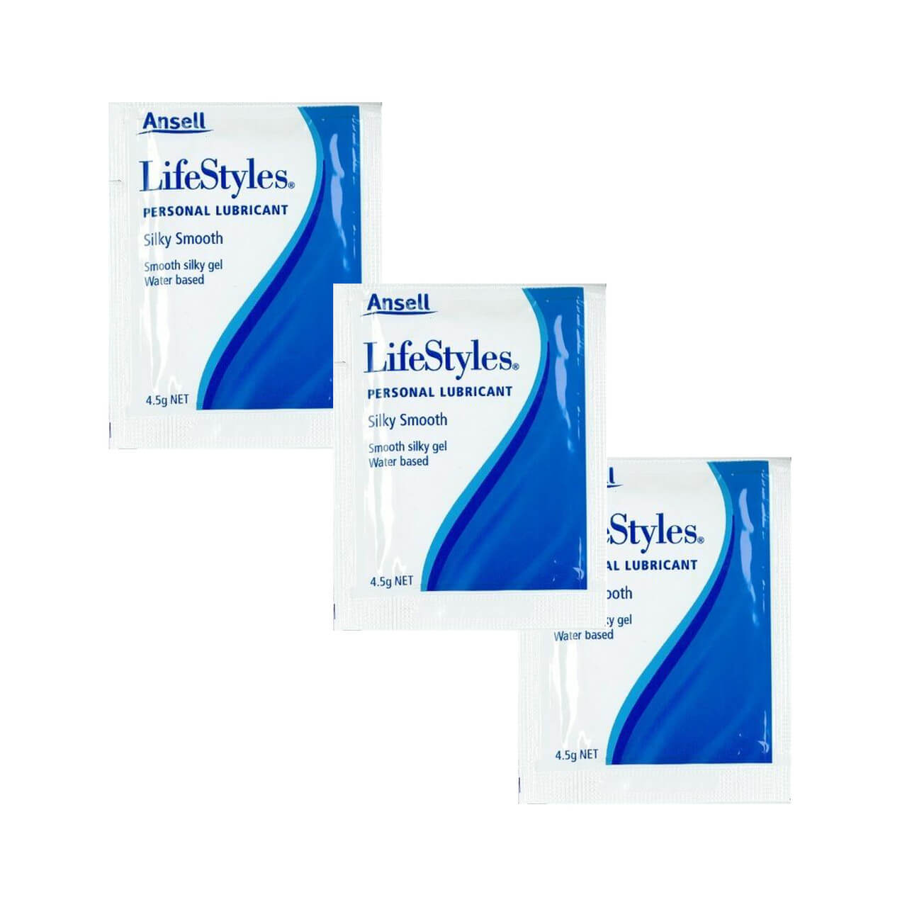 Ansell Lifestyle Silky Smooth Lubricants Sachets | Condoms Australia