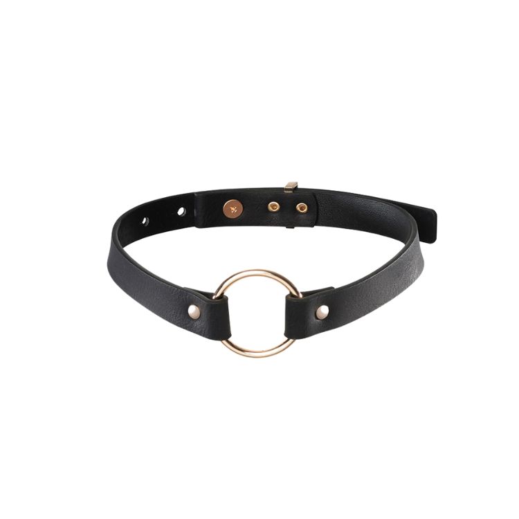 Bijoux Indiscrets Maze Single Choker Black